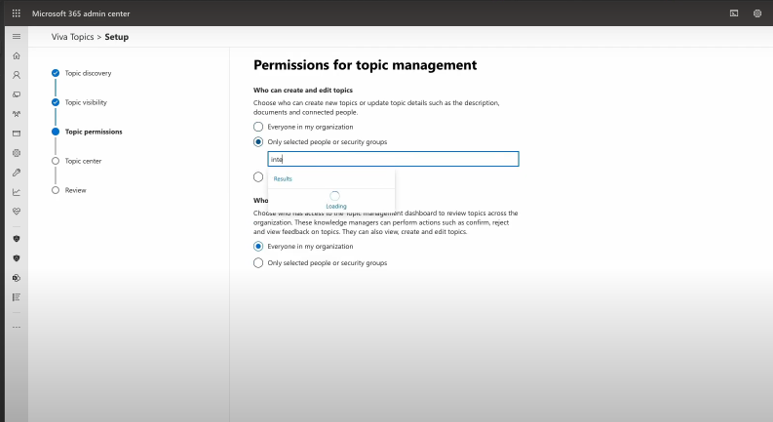 To Set Up Microsoft Viva Topics